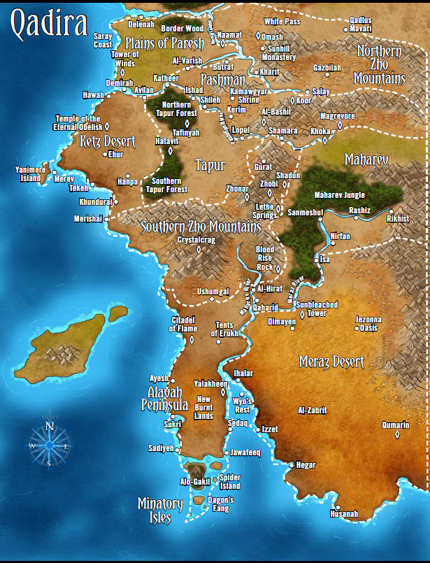 Fichier:Qadira-map.jpg — Wiki La Crypte Oubliée - Pathfinder